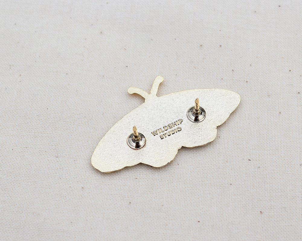 Monarch Butterfly Enamel Pin with GIVEBACK – Wildship Studio